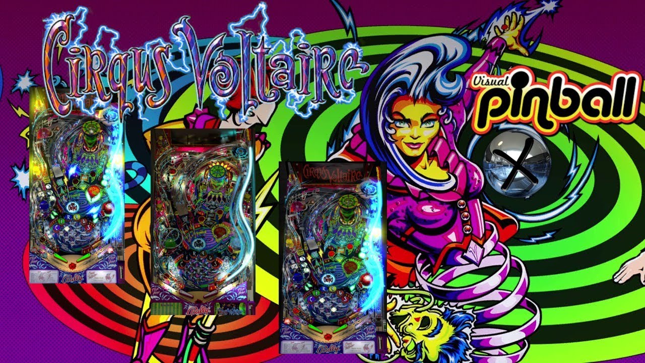 4K Every Cirqus Voltaire Vpx Table Visual Pinball Gameplay (3 Screen ...