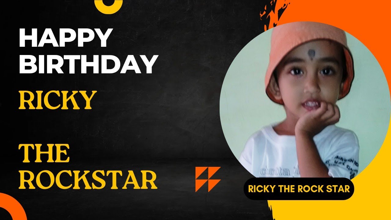 #Rockstar Ricky's Happy Birthday #Celebration Happy Birthday Ricky ...