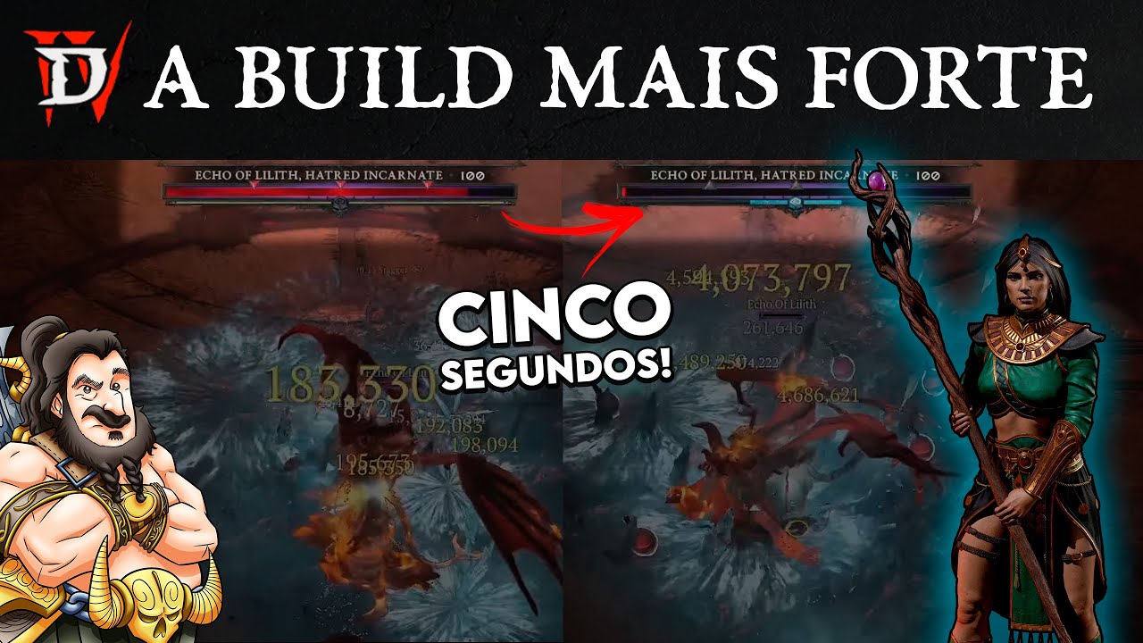 MAGA Destruindo a UBER LILITH - A build MAIS FORTE de Diablo 4 - YouTube