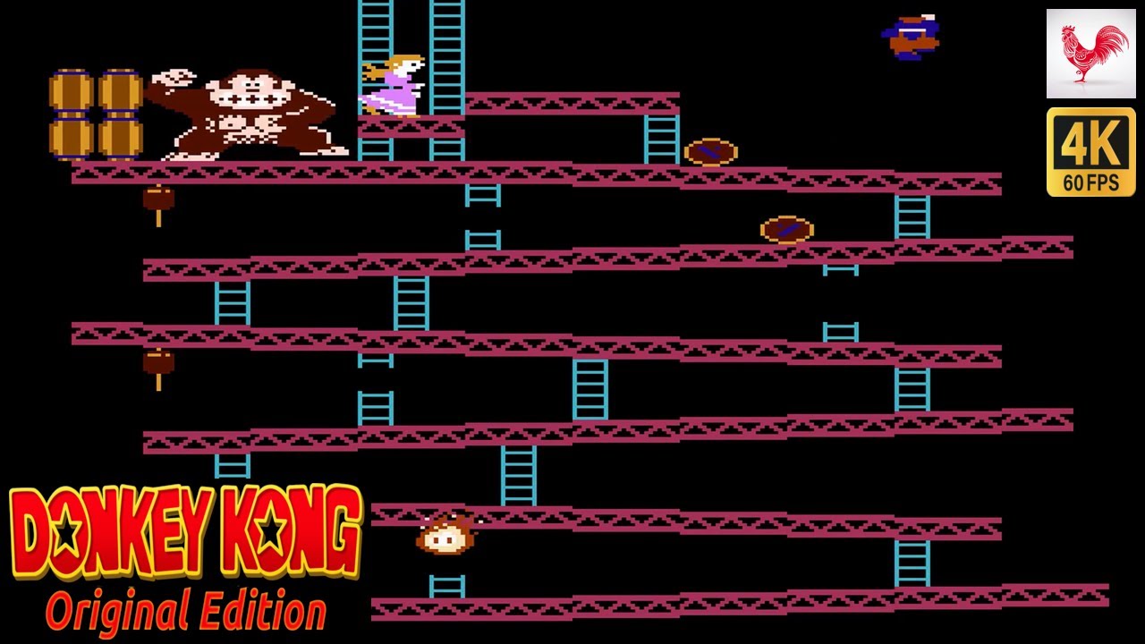 Ladder Glitch | Donkey Kong Original Edition | NES Gameplay ...
