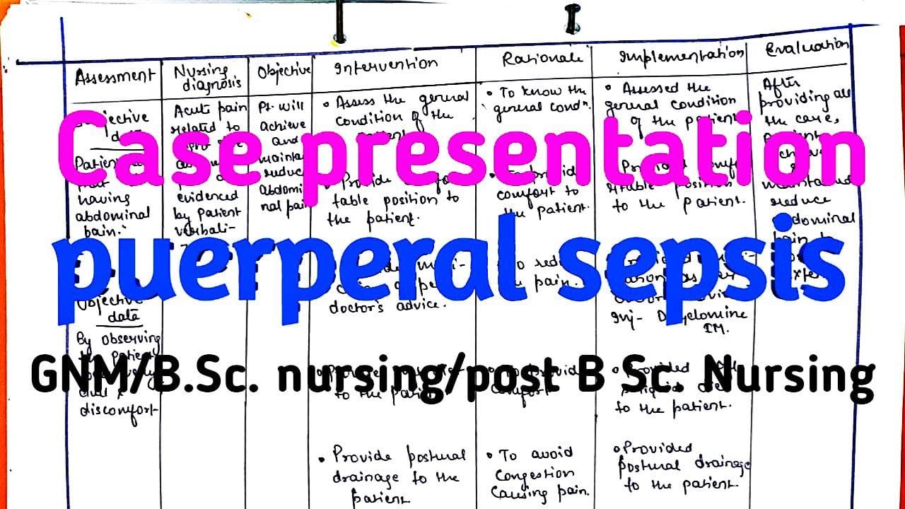 case presentation on puerperal sepsis||Puerperal sepsis case ...