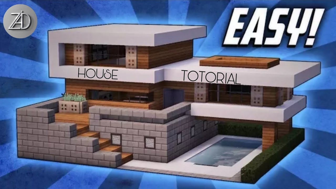 Minecraft | House Totorial | Make it easy | - YouTube