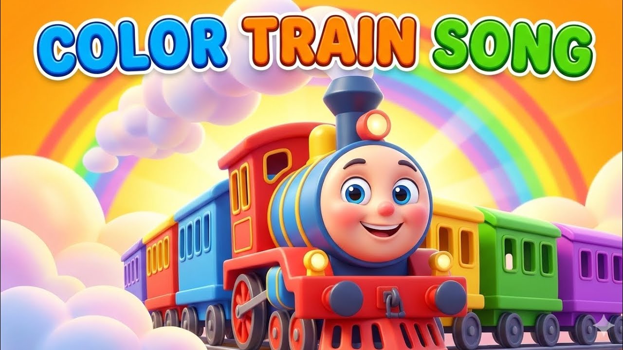 Color Train Song 🚂🌈 | Learn Colors for Kids | Nursery Rhymes Loop - YouTube