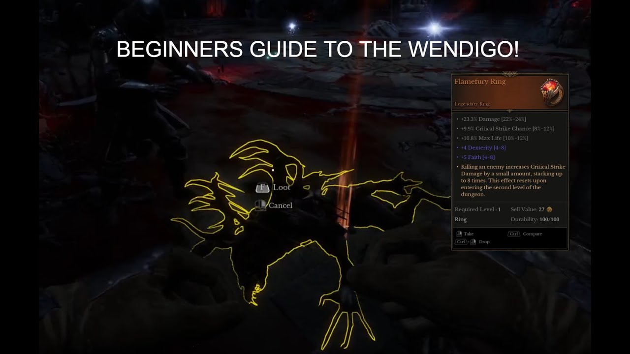 BEGINNERS GUIDE TO THE WENDIGO | Dungeonborne wendigo boss guide - YouTube