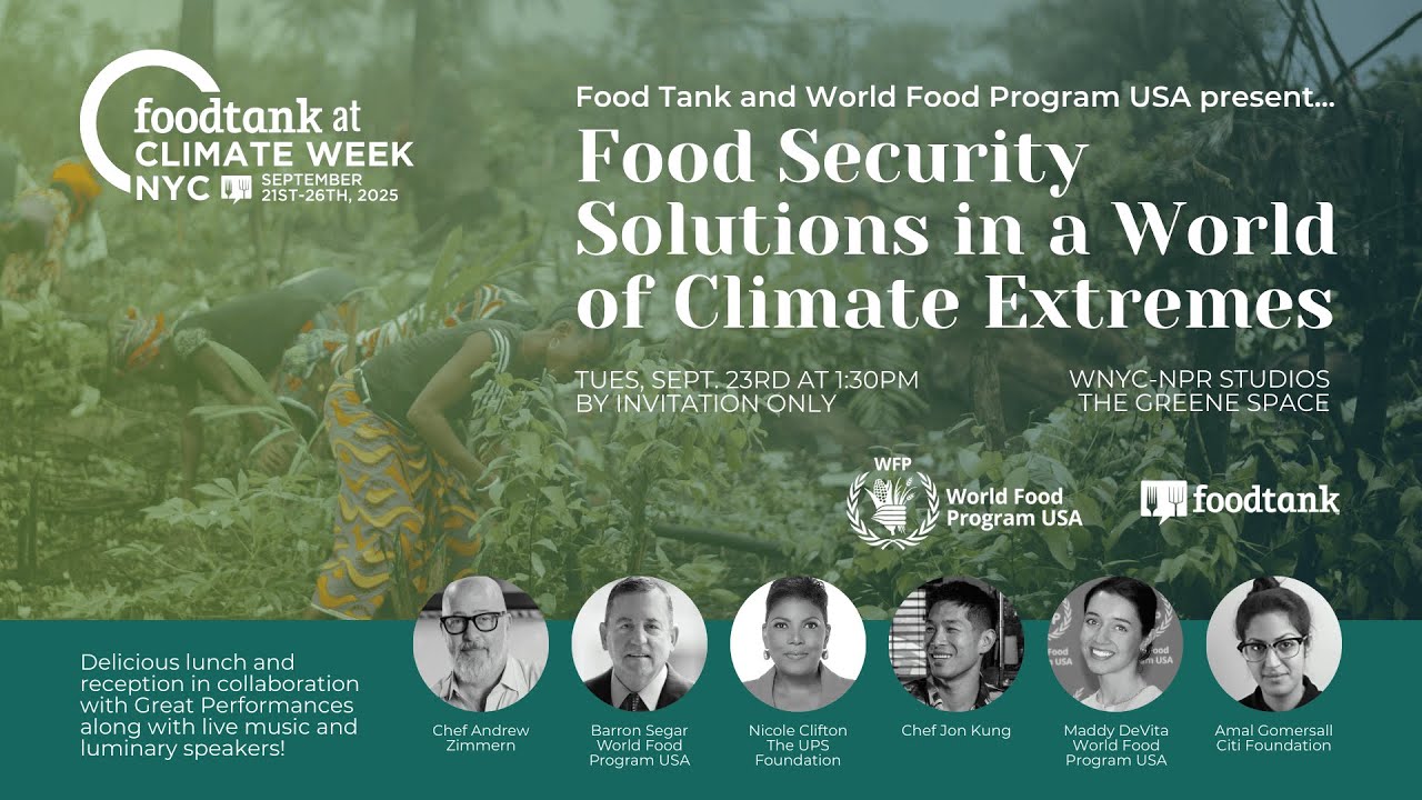 Food Security Solutions in a World of Climate Extremes - YouTube