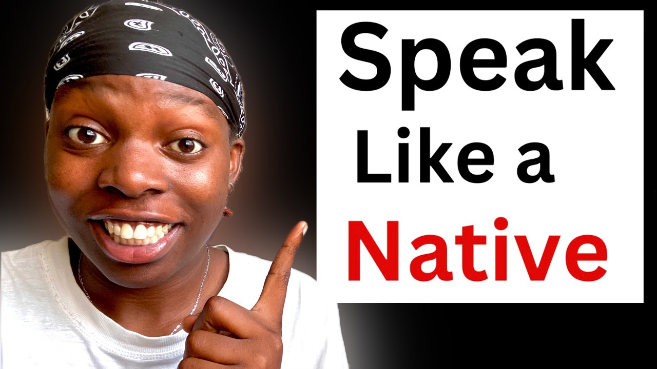 HOW to sound like a NATIVE(simple tips) - YouTube