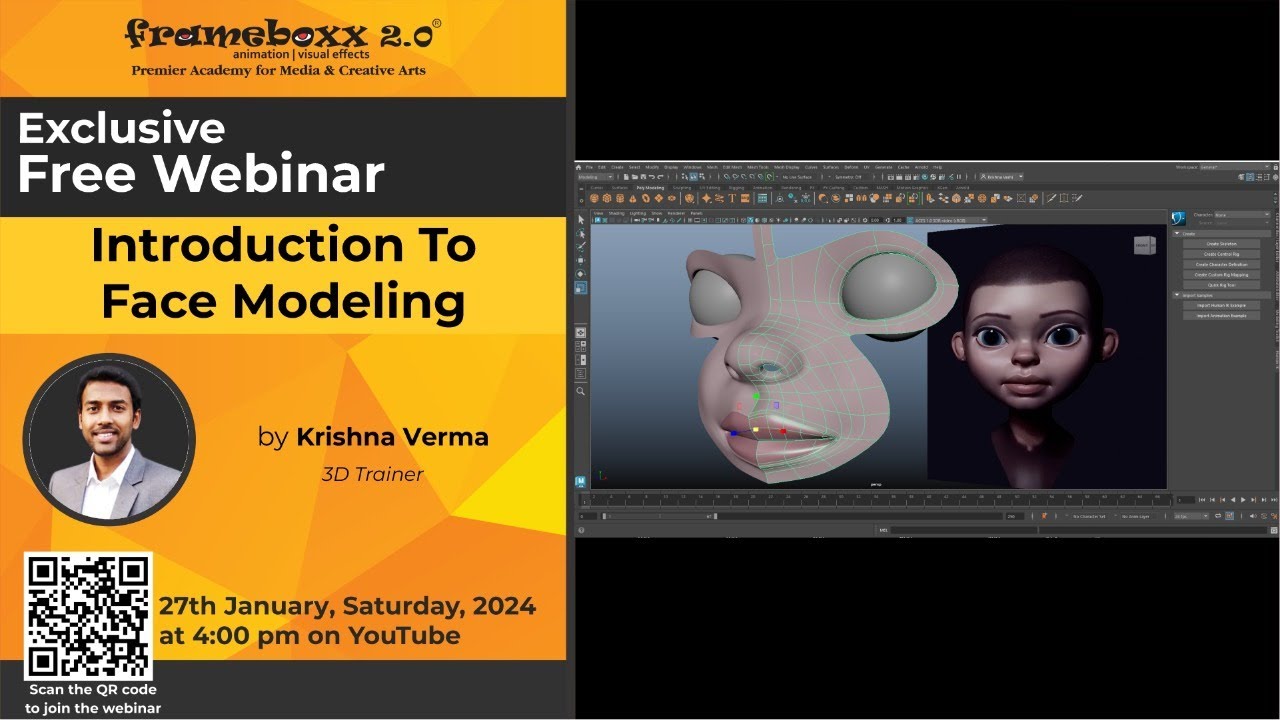 Introduction To Face Modeling. - YouTube