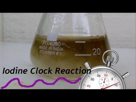 FANTASTIC Iodine Clock Reaction - YouTube