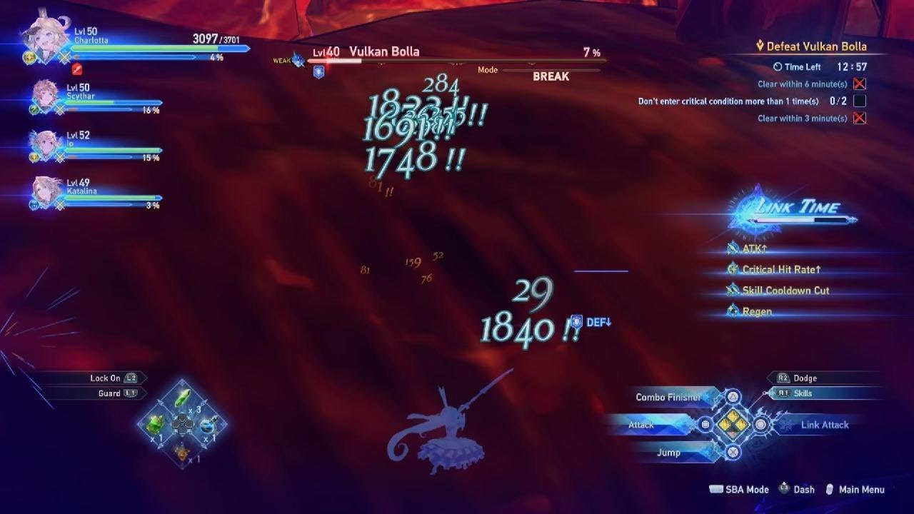Granblue Fantasy: Relink - Bahamut Versa - Charlotta Gameplay - YouTube