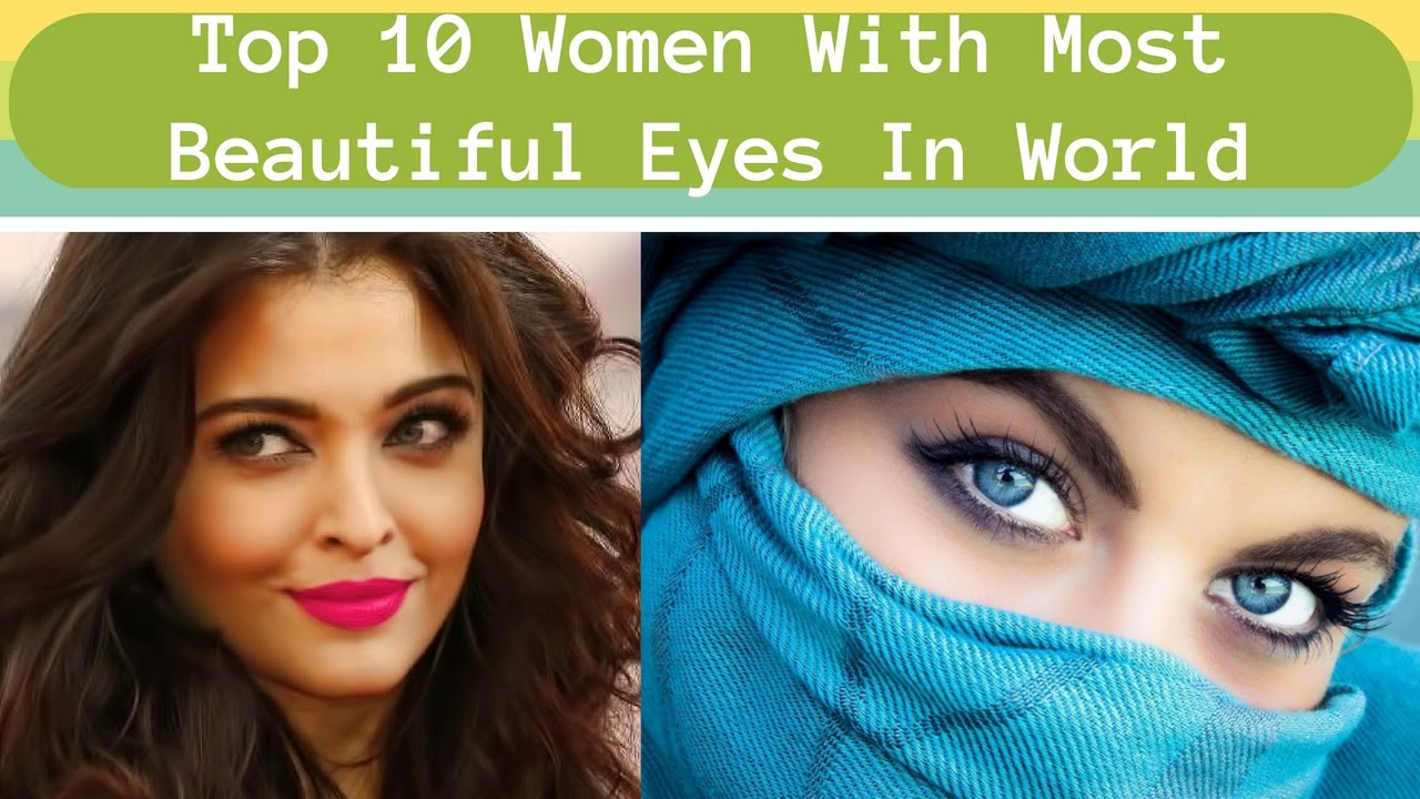 Top 10 Women With Most Beautiful Eyes In The World Cine Blaster Youtube