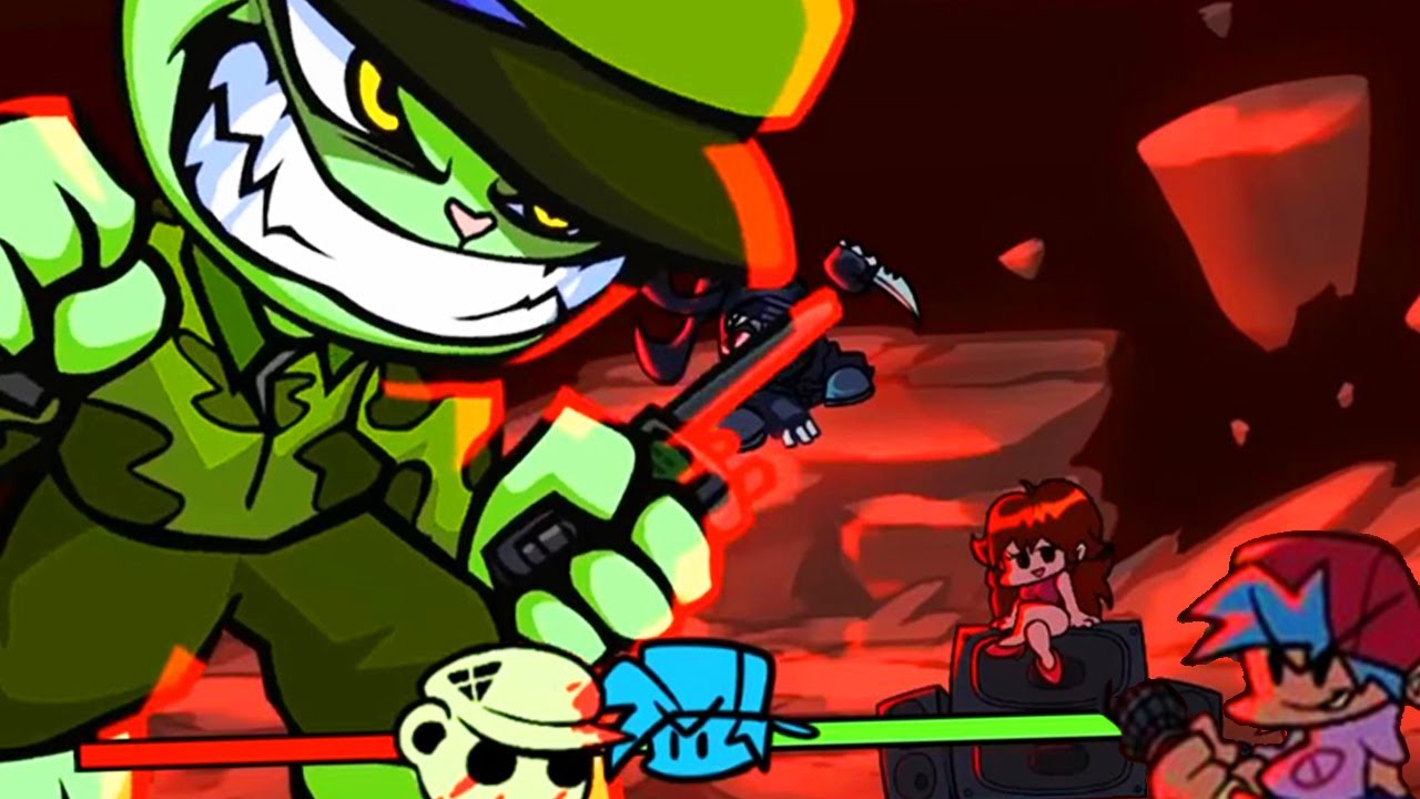 Super Giant Flippy Over Hellclown Tricky - Friday Night Funkin' - YouTube