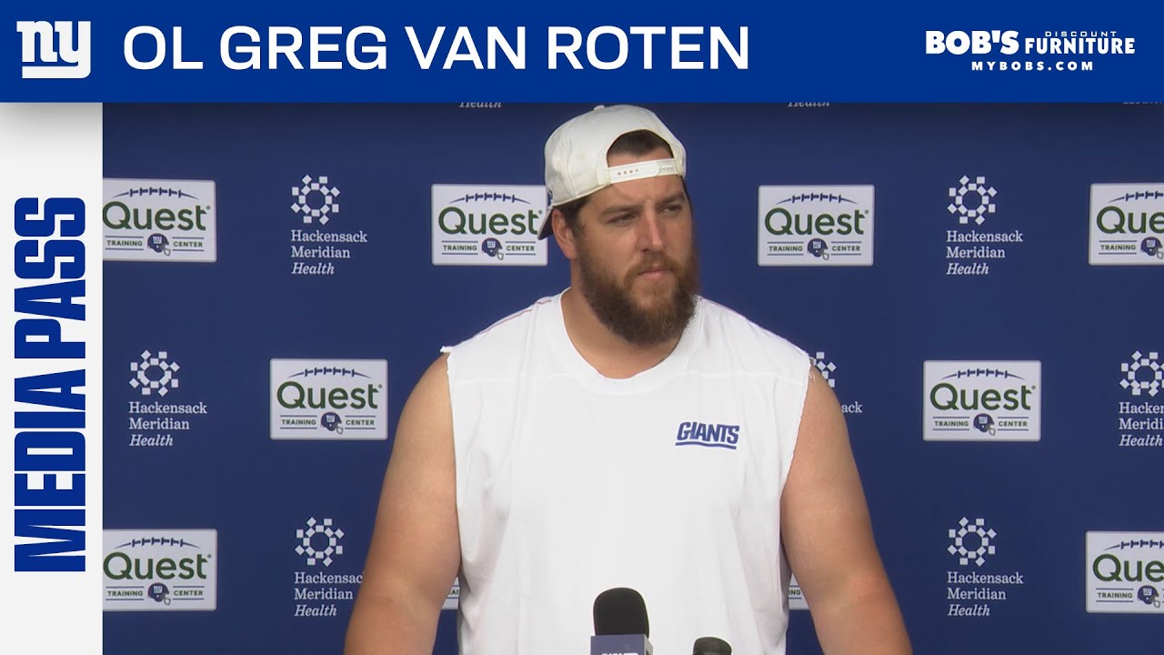 Greg Van Roten on Personalities in the QB Room | New York Giants - YouTube