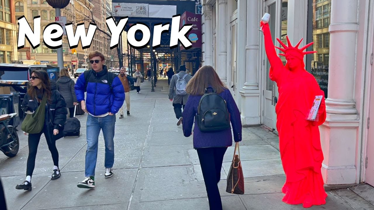 Walking NYC - First Day Of Spring In New York 2023 - YouTube
