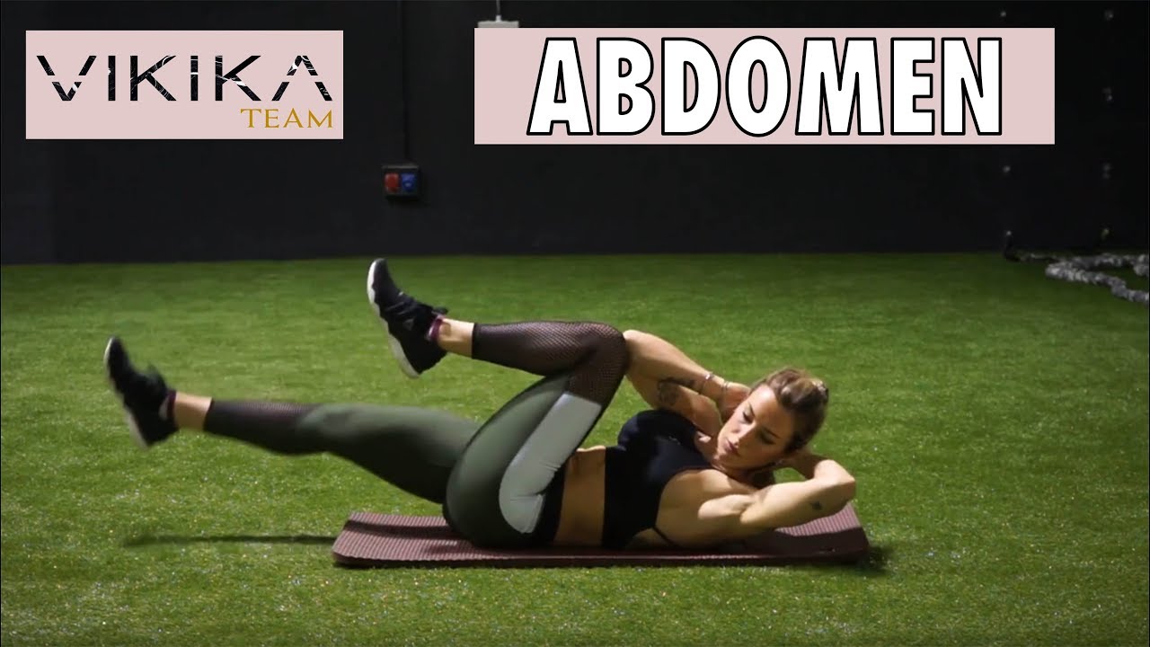 ABDOMEN en CASA codos a rodillas |@vikikateam - YouTube