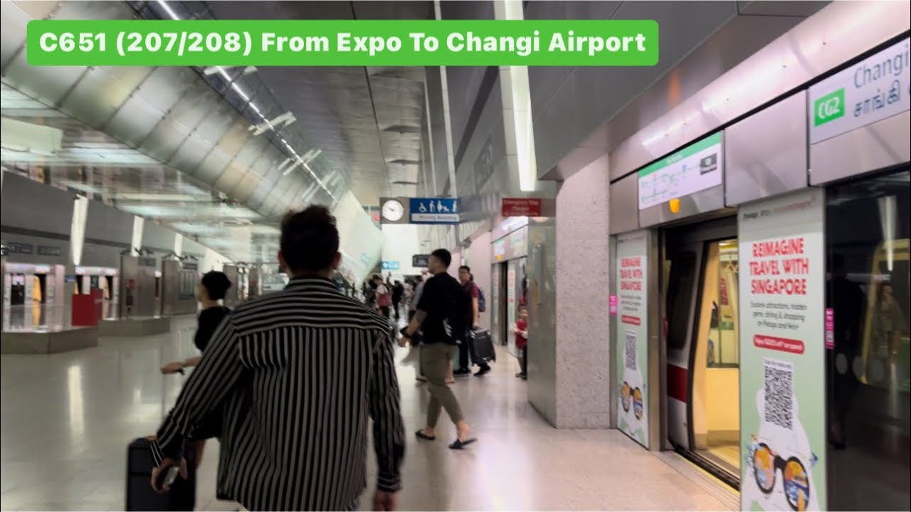 [Replaced At CGA!][SMRT] C651 (207/208) from Expo to Changi Airport(CHD ...