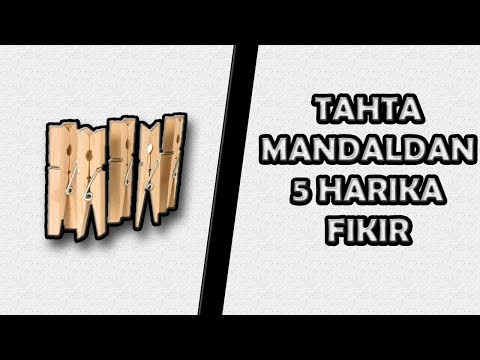TAHTA MANDALDAN YAPABİLECEĞİNİZ 5 HARİKA FİKİR !
