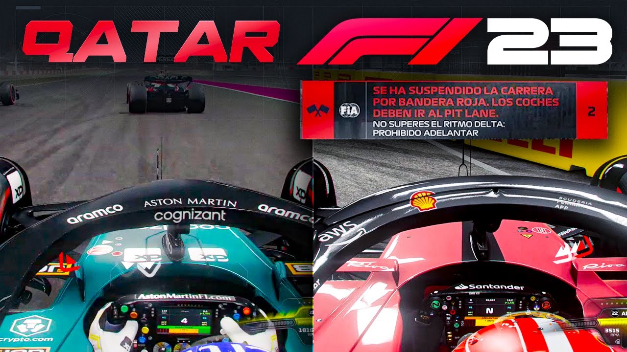 ¡YA TENGO F1 23 AL COMPLETO! QATAR, LAS VEGAS, BANDERA ROJA, F1 WORLD Y ...