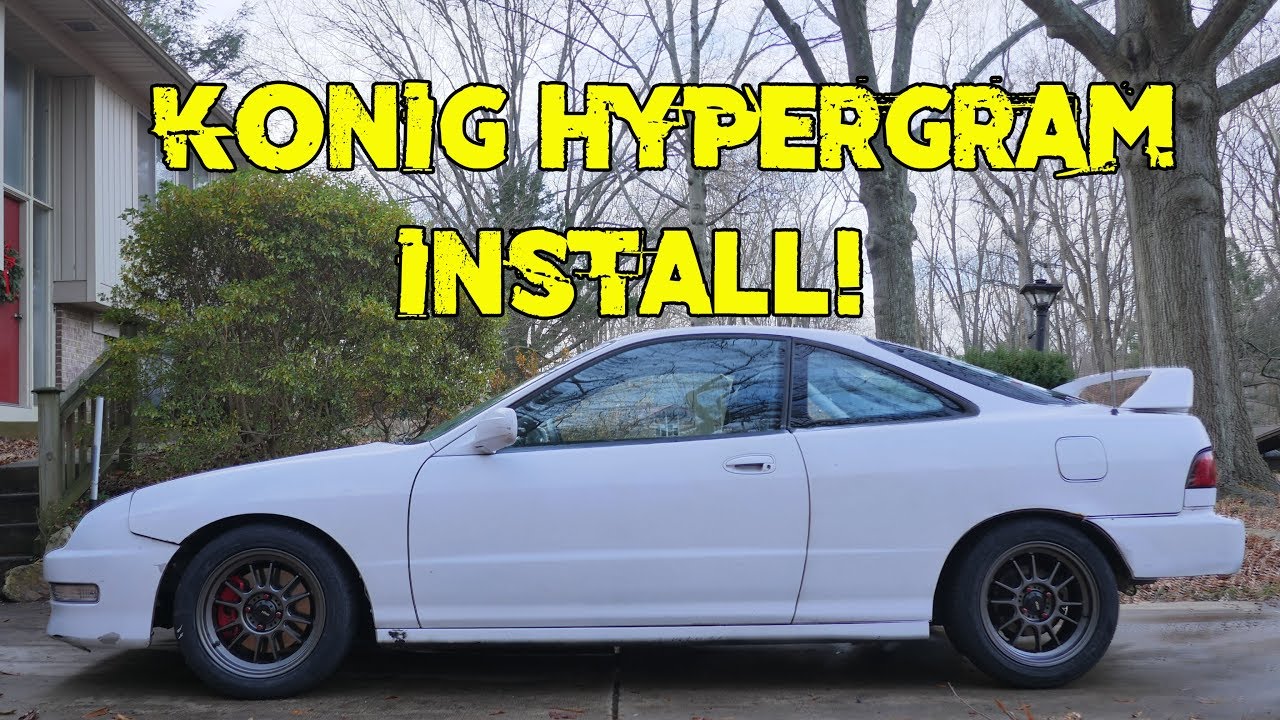 Konig Hypergram Install On Project Integra DC2 - YouTube