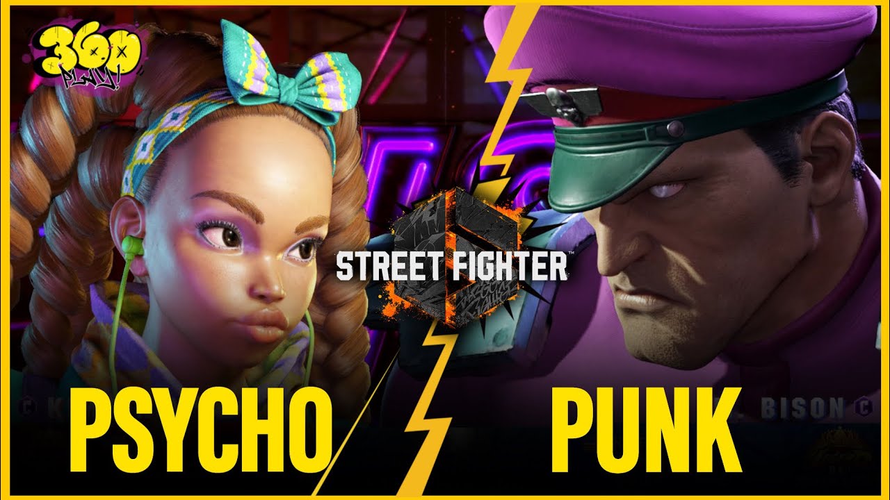 SF6 PSYCHO (#5 Ranked Kimberly) vs PUNK (#1 Ranked M.Bison) SF6 | High ...