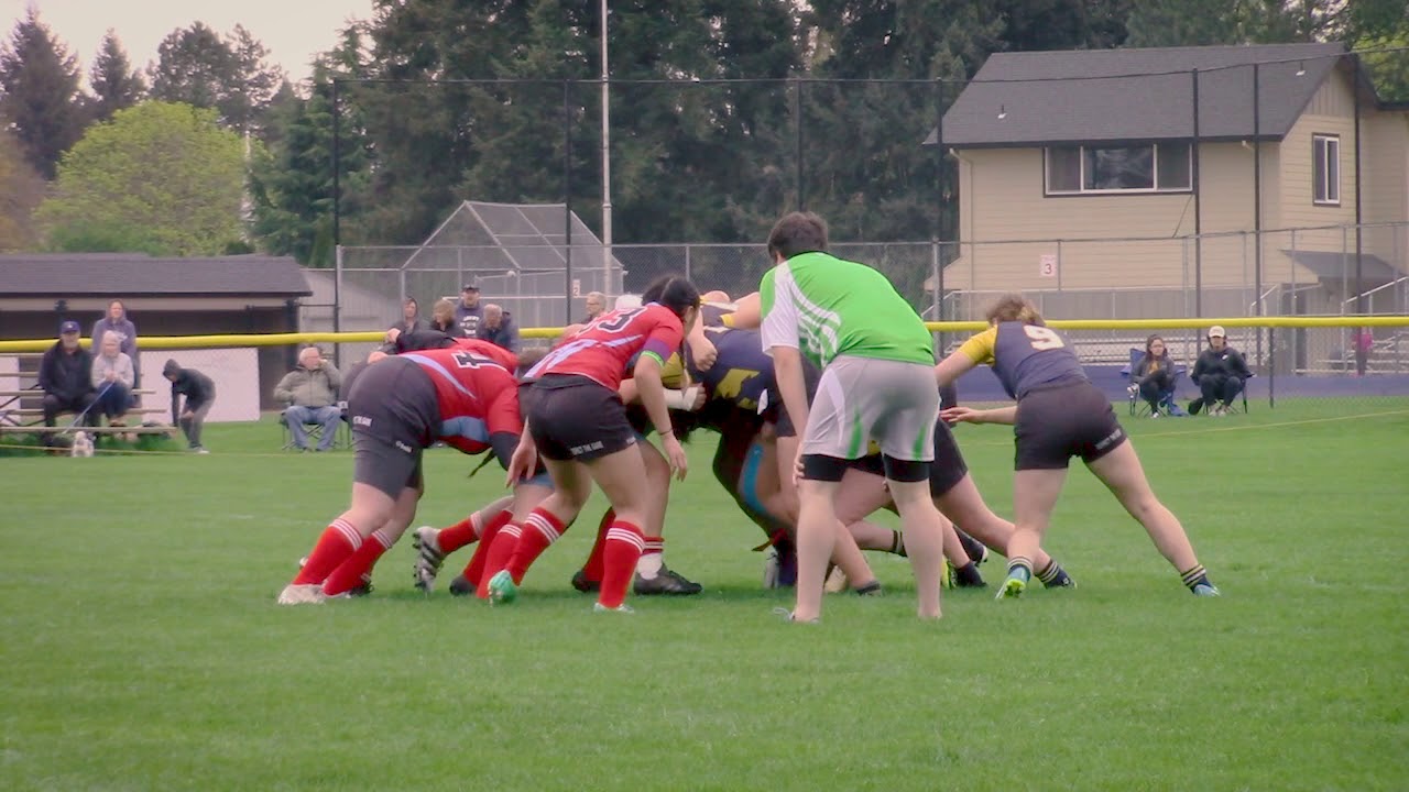 Centennial girls Rugby Game 4 vs. the Canby Cougars - YouTube