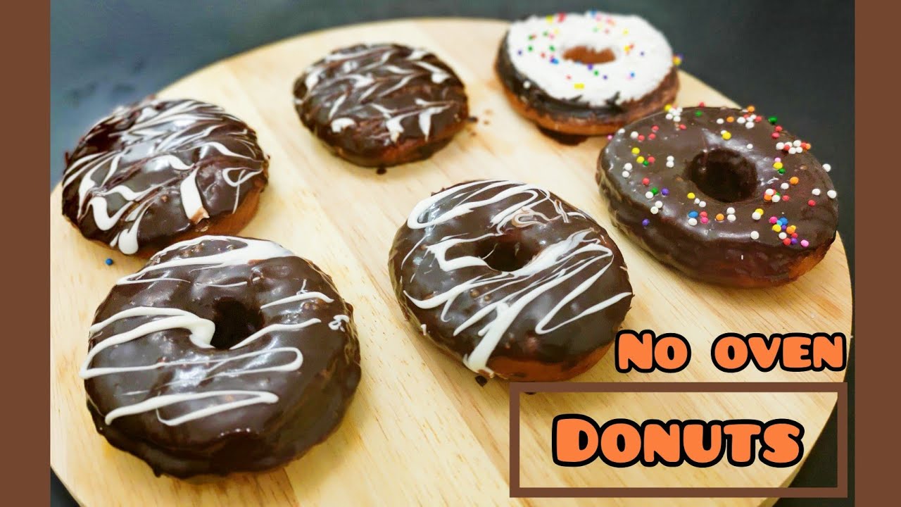 EGGLESS FLUFFY DONUTS RECIPE | NO OVEN DONUTS EASY RECIPE - YouTube