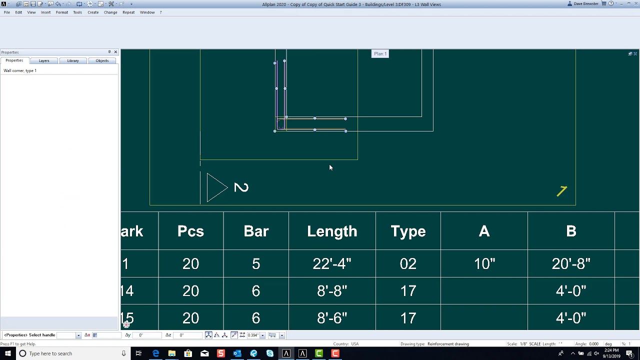 Automatically create a legend for your rebar - YouTube