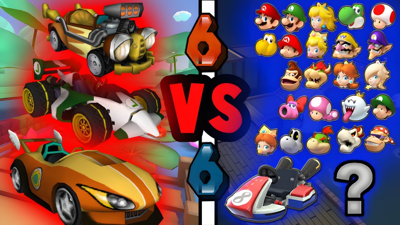 Mario Kart Wii Vehicles Clan War: Karts vs Randomized Vehicle Combos ...