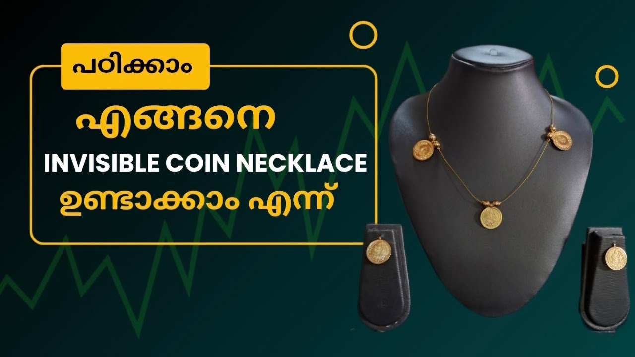 How to Make invisible Coin Necklace - YouTube