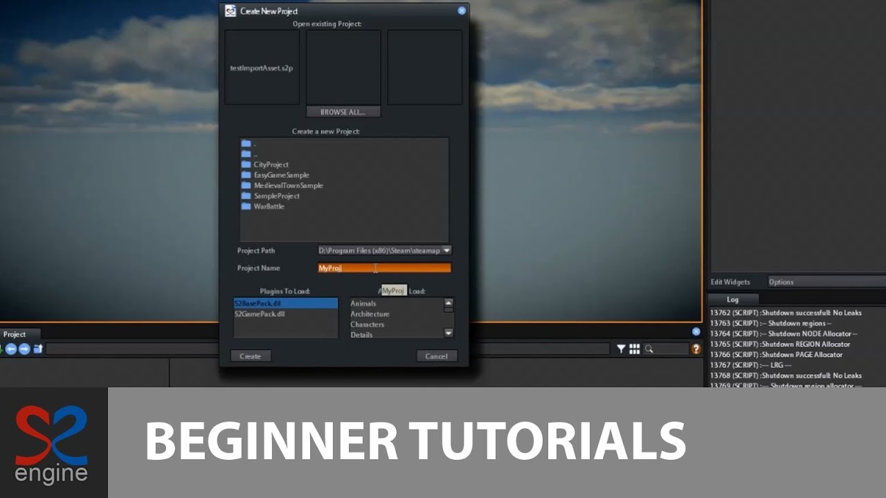 S2ENGINE FOR BEGINNERS Projects - YouTube