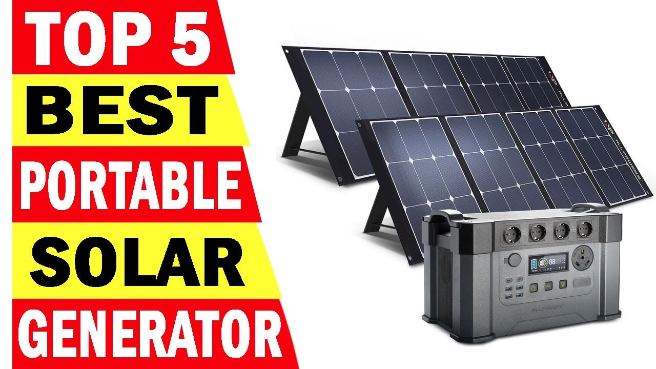 Top 5 Best Solar Generator In 2024 - YouTube