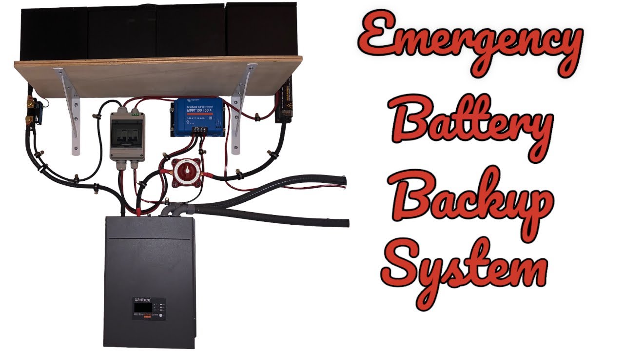 Emergency Lithium Battery Backup System - YouTube