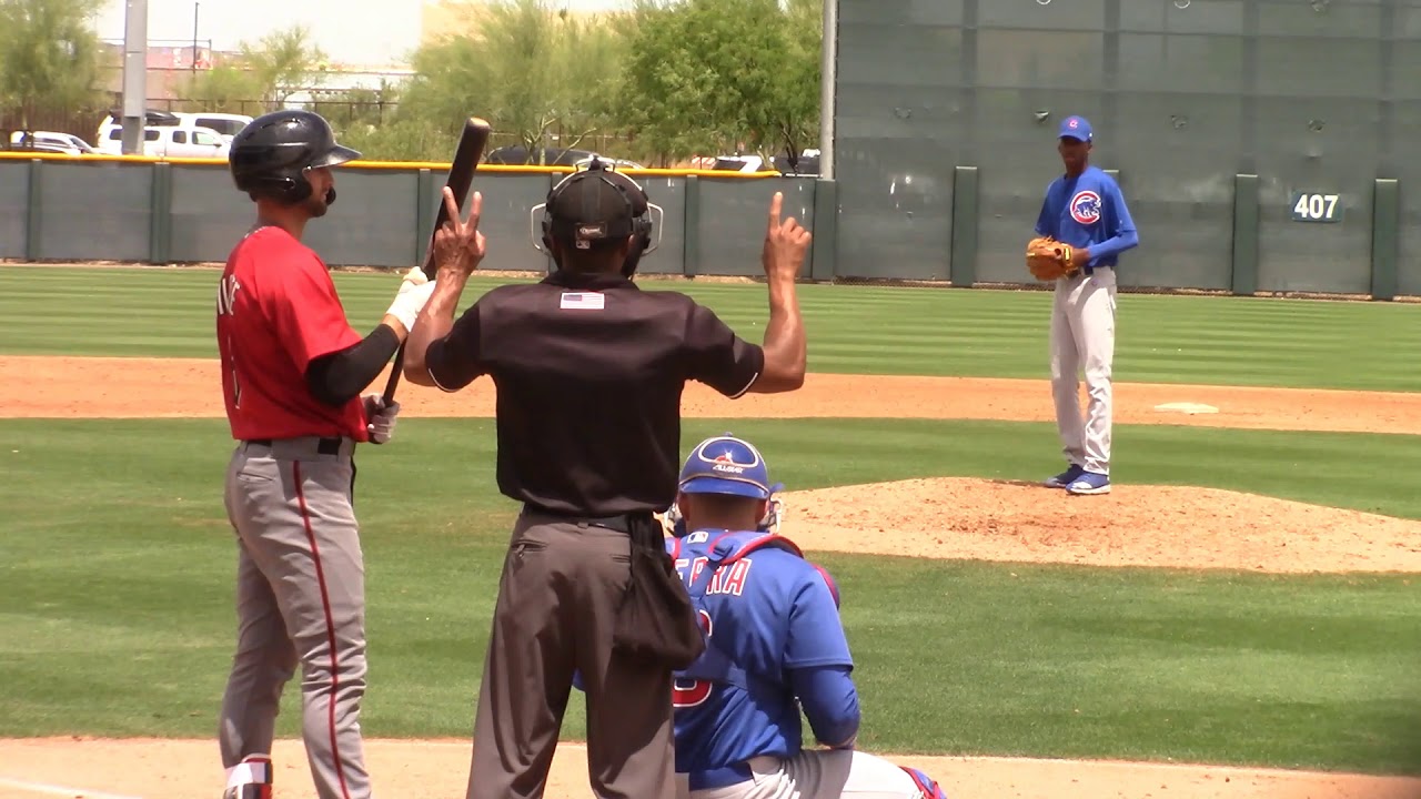 Benjamin Rodriguez, RHP, Chicago Cubs - YouTube