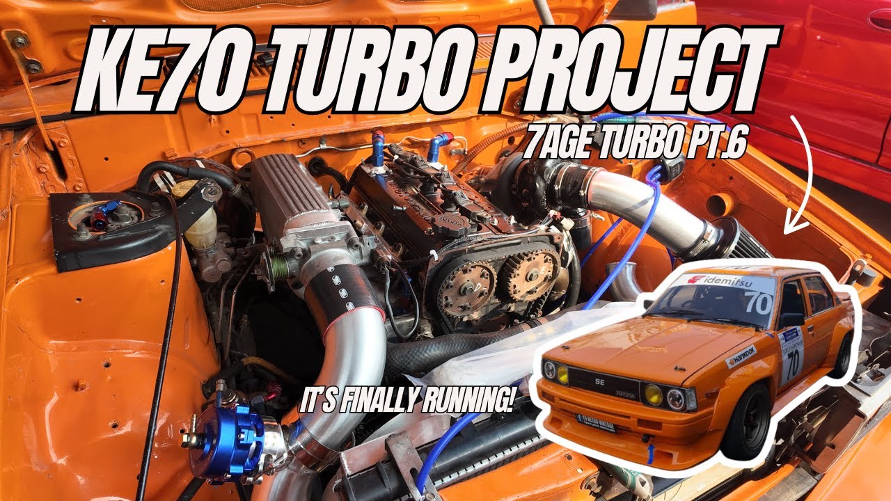 Turbo 7AGE Toyota KE70 Project PART 6! FINALLY RUNNING AGAIN! - YouTube