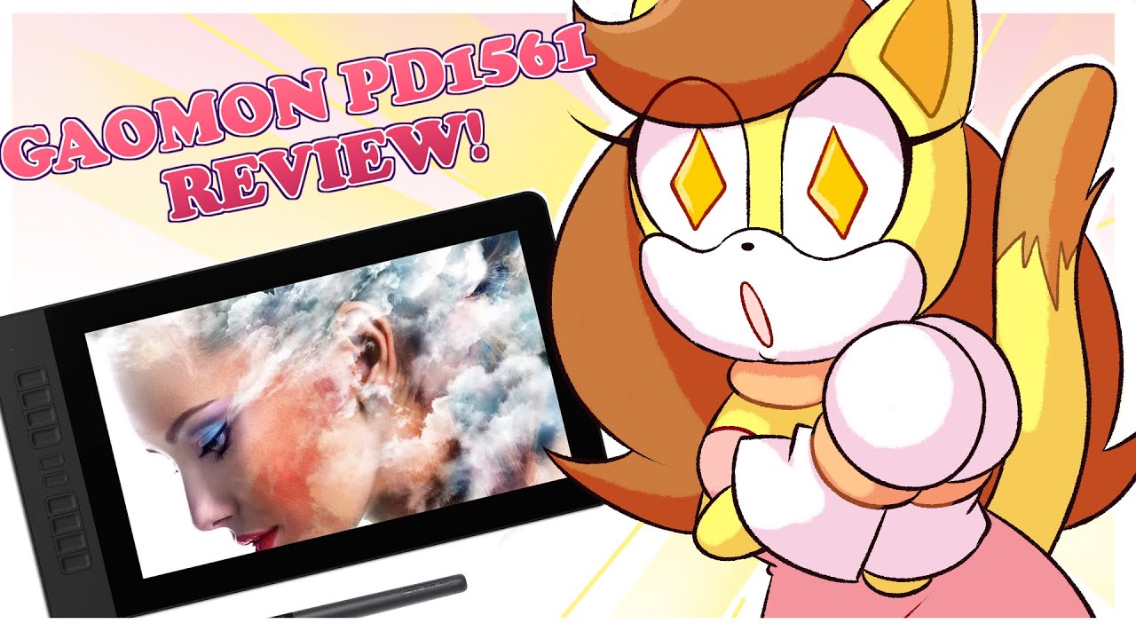 GAOMON PD1561 Screen Drawing Tablet Review!! - YouTube