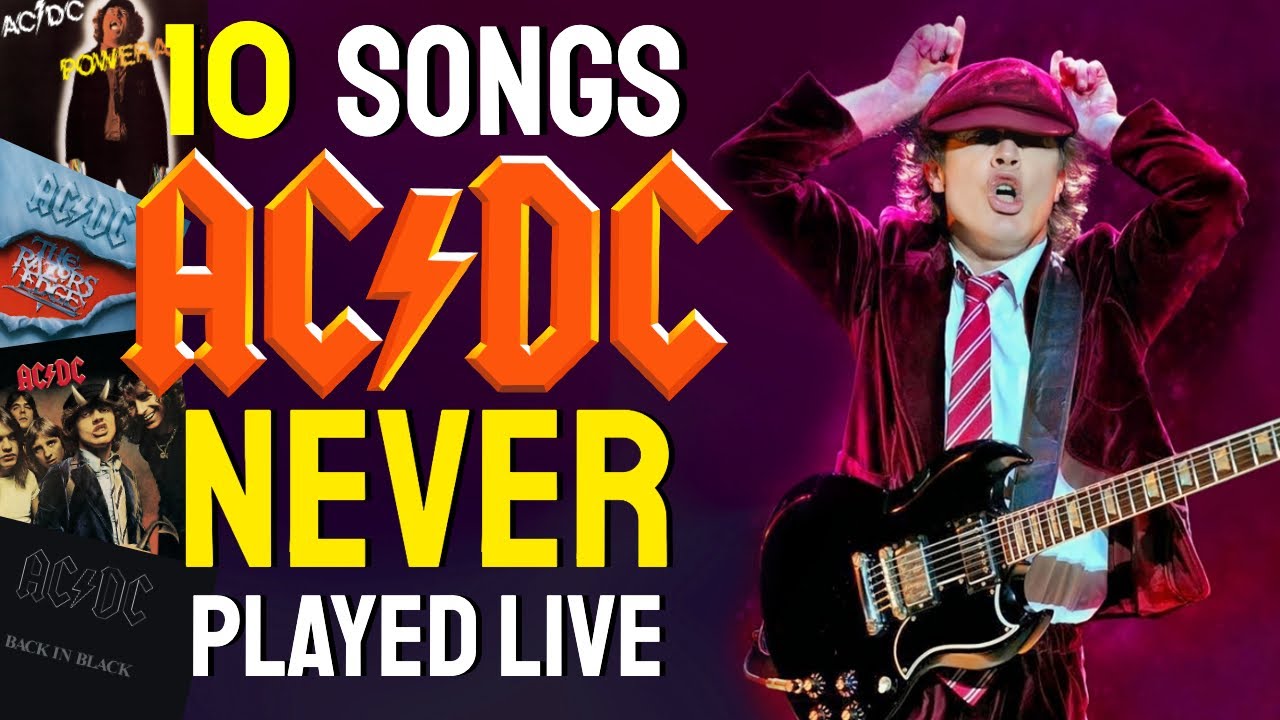 10 Songs AC/DC Have NEVER Played Live - YouTube