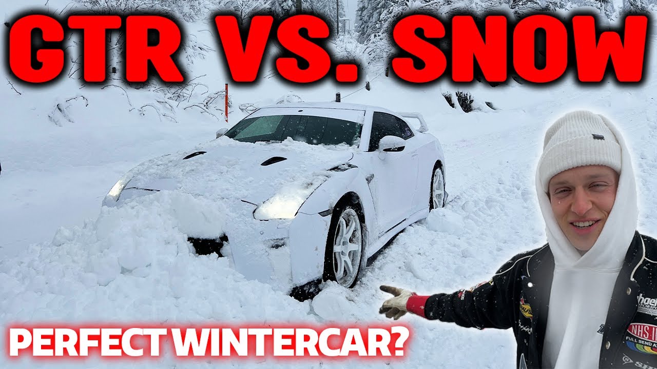 WINTER WONDERLAND: 900HP R35 GTR vs. FIRST SNOW OF THE SEASON - OG ...