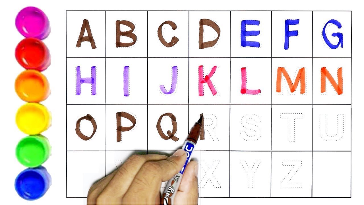 How do you do ABCD letters? | small abcd | ABCDEFG | abcd | ABC Song ...