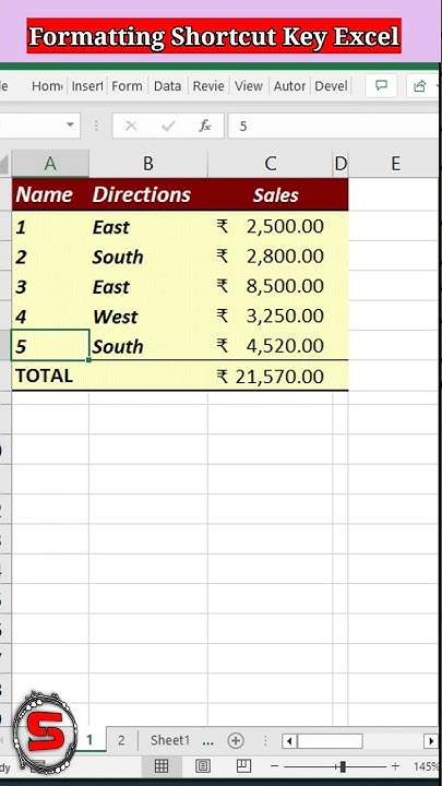 Excel Formatting Trick | Auto format of Table #shorts #excel #exceltips #exceltutorial - YouTube