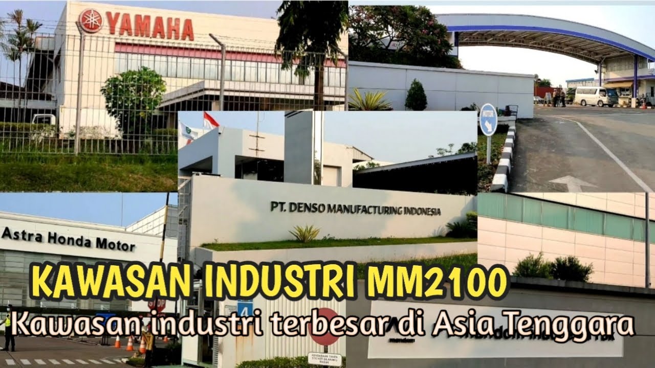 KAWASAN MM2100 dengan banyaknya pabrik jepang - YouTube