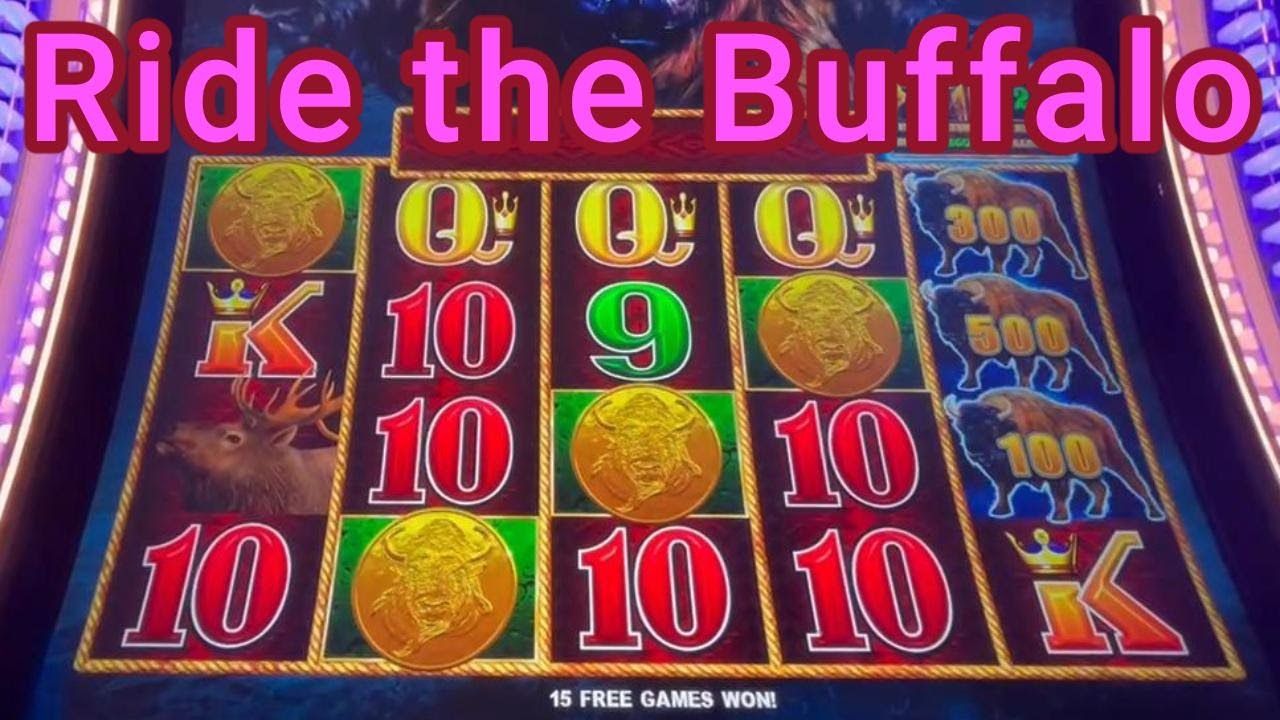 Buffalo Gold & Buffalo Lightning Link - Huge Line Hit on Gold and a 59 ...