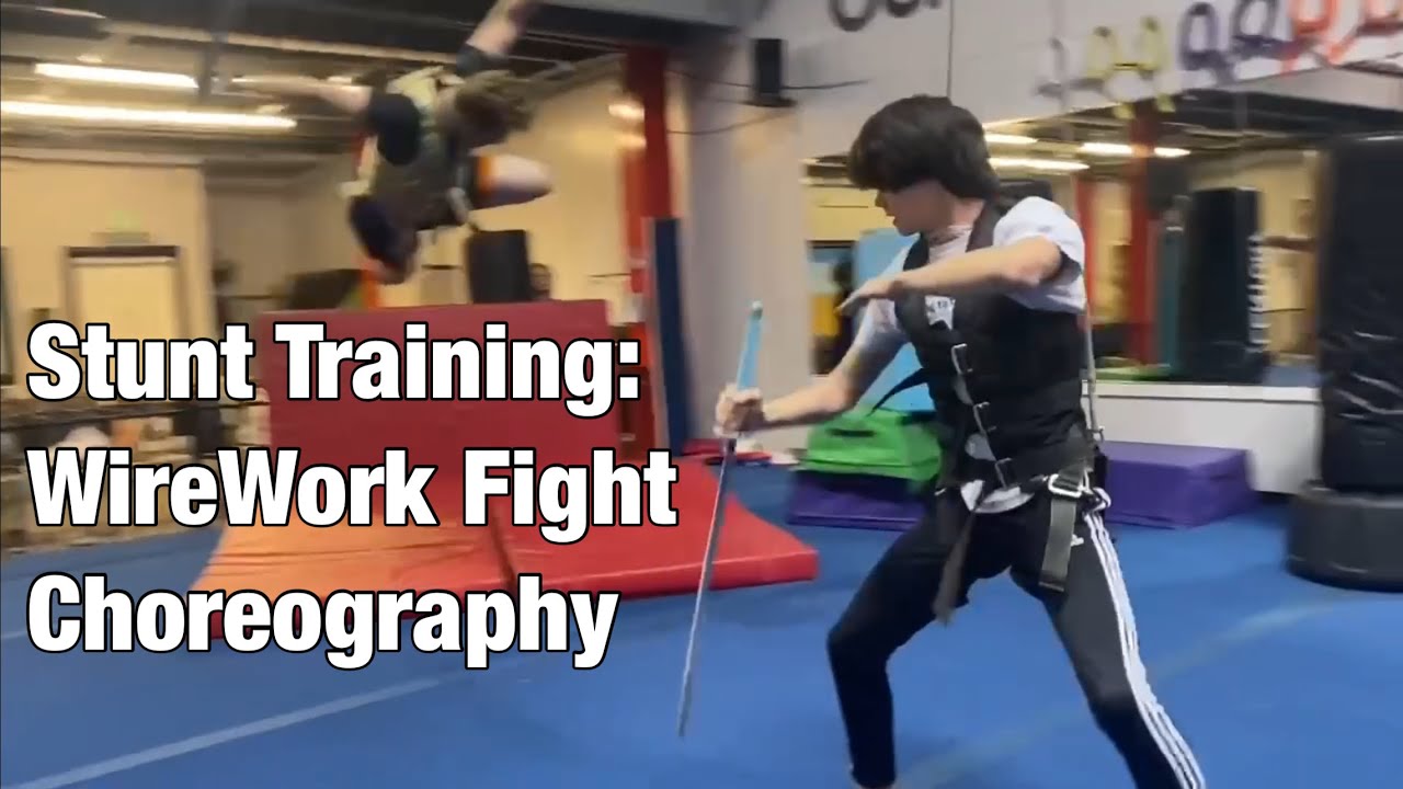Stunt Training | Wirework Fight Choreography - YouTube