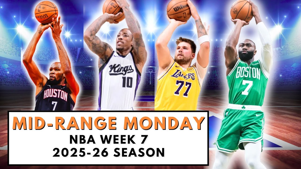 Mid-Range Monday: NBA Week 7 ft. KD, DeMar, Luka, & More! - YouTube