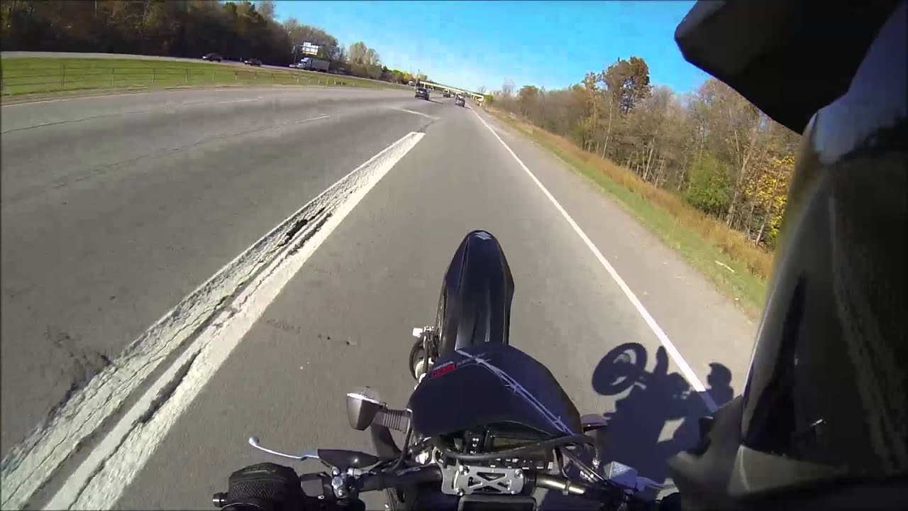 2009 DRZ400SM BEFORE MODS - YouTube