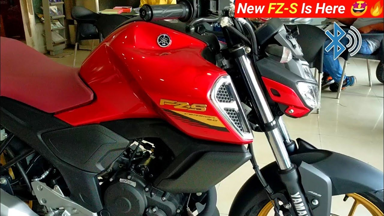 🔥All New FZ-S Version 3.0 Is Here - Red Colour ️|FZS V3 Deluxe Model ...
