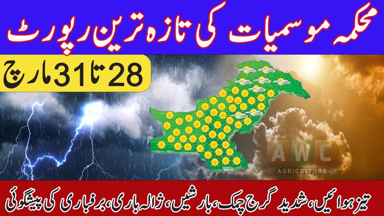 Tomorrow weather Pakistan|pak weather update ,Weather Forecast for Next ...