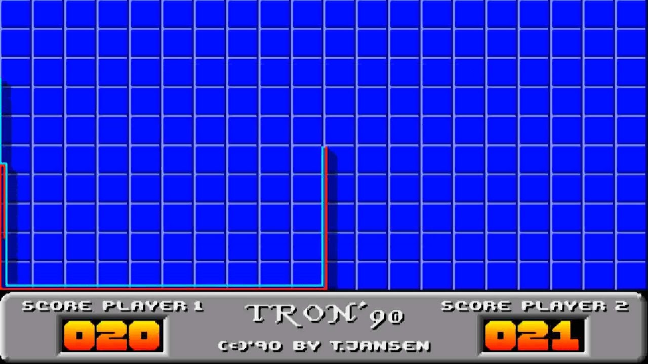 AMIGA TRON 90 TRON'90 TRON 90 AGA PLAYED FROM ALMATHERA Demo II 2 ...