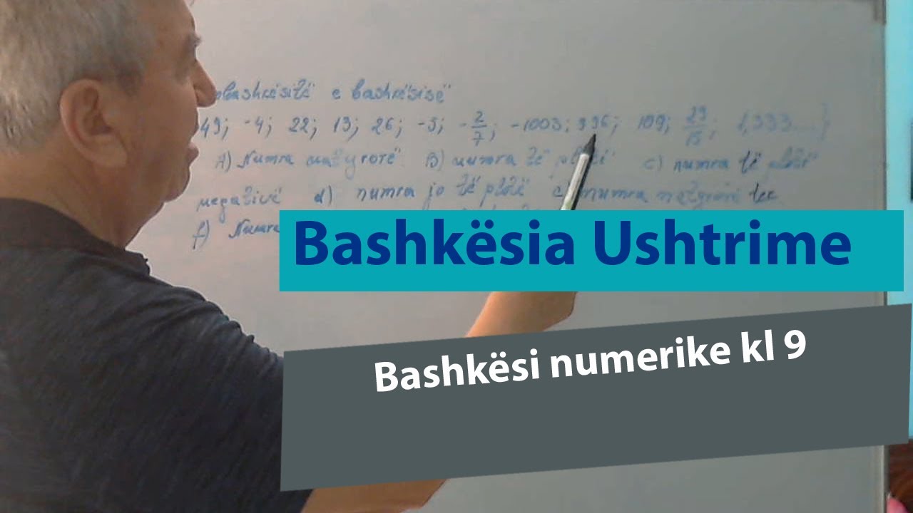 Ushtrime matematike kl 9/Bashkësi numerike - YouTube