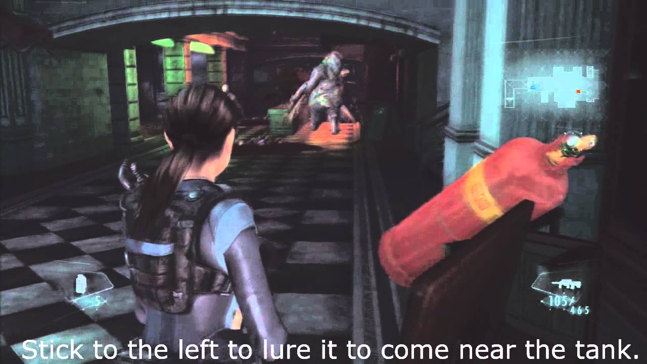 Resident evil: Revelations. Scagdead boss in Ep 3-2. Infernal mode (ng+ ...