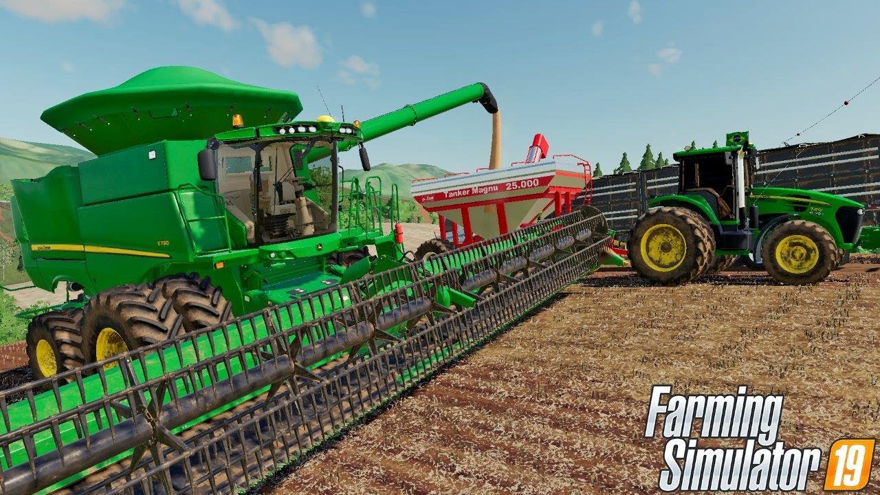 TERMINAMOS A SUPER SAFRA DA SOJA || SUL DO BRASIL || FARMING SIMULATOR ...