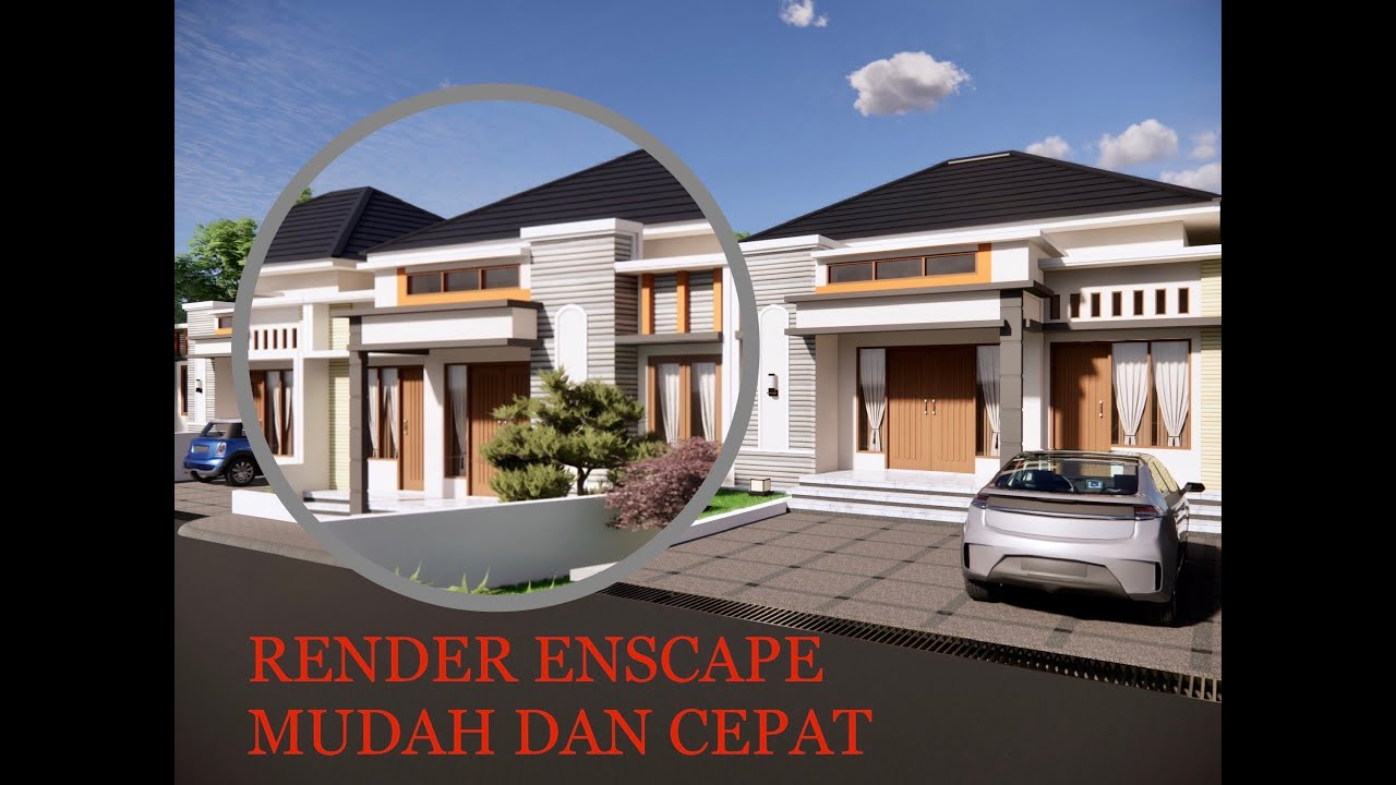 Cara rendering sketchup memakai Enscape "cepat dan realistik" - enscape ...